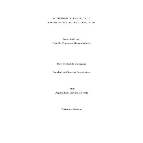 ACTIVIDAD DE LA UNIDAD 2 comprencion.docx | Manufacturing Industry | Industries
