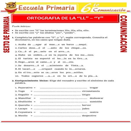 Hojas De Trabajo Con Problemas De Palabras Para Sexto Grado