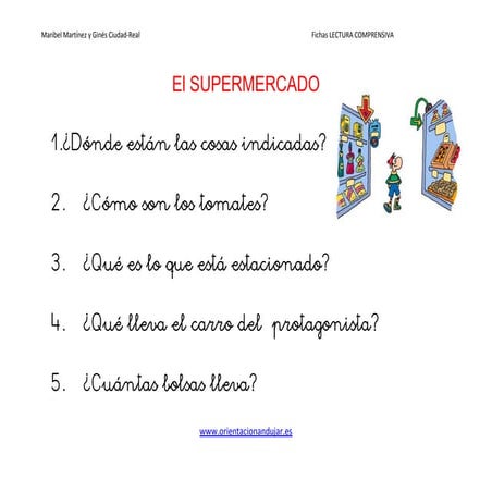 Actividades para-trabajar-la-canción-el-supermercado-escucha ...
