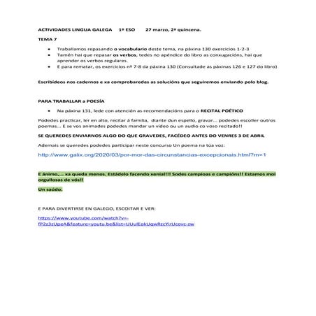 Actividades 1 ESO LGL | PDF