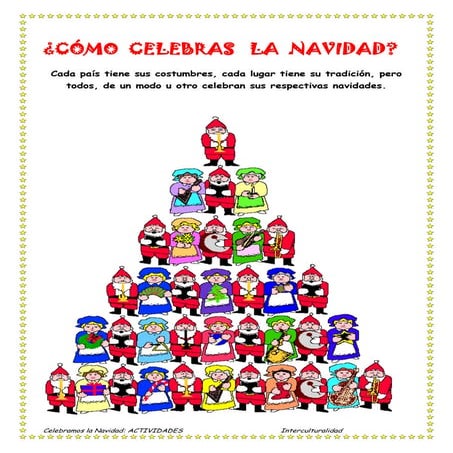 Actividades ¿cómo celebras tu navidad | PDF