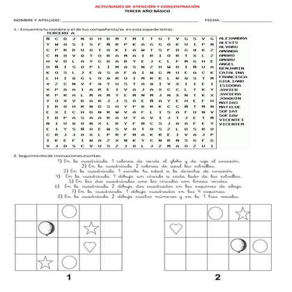6 Actividades Para Trabajar Atencin Y Concentracin Youtube Como