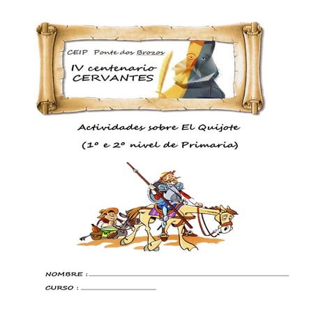 Actividades "El Quijote" | PDF
