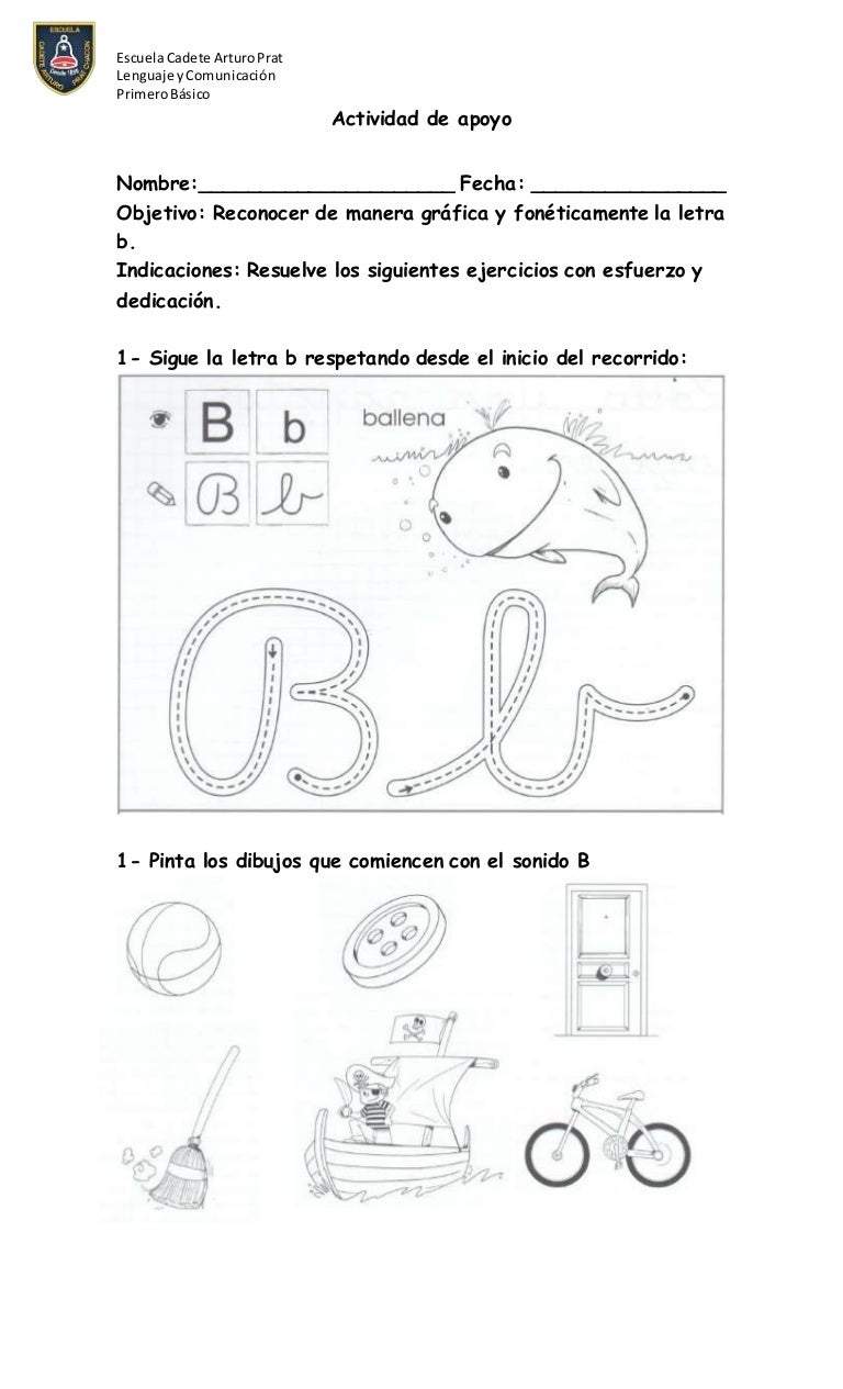 Actividades letra b