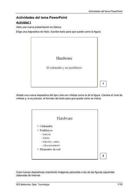 Manual de-ejercicios-de-power-point | PDF