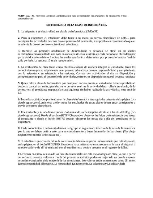 Proyecto final primer grado | PPTX | Technology & Computing
