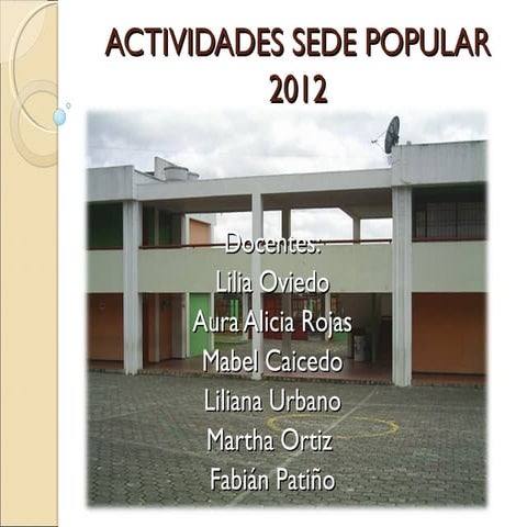Cronograma de actividades 2014 ee puerto estrella | PDF