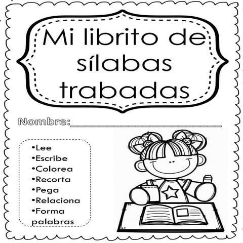 actividades silabas trabadas para alumnos a los que se les dificulta | PDF