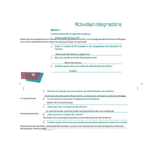 Actividad integradora | DOCX | Computing | Technology & Computing