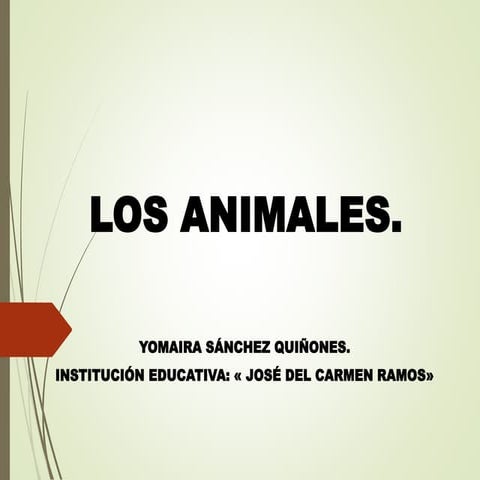 Hábitat de los animales | PPT