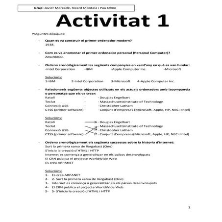 Activitat 1 | PDF