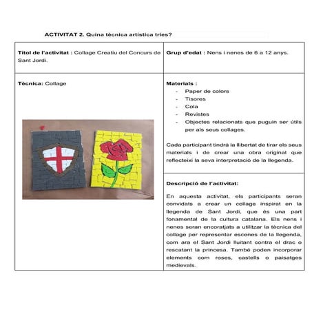 Quina tècnica tries?. Activitat 2. Mòdul 2 | PDF