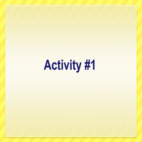 Activities | PPTX