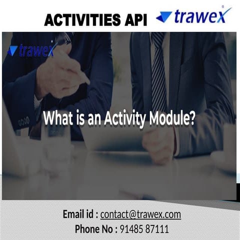 ACTIVITIES API TOUR AND ACTIVITIES API | PPTX