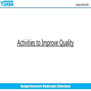 Activities to improve quality_Strategy Meeting.pptx