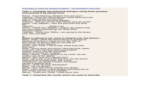 Conversation Between Two People On Phone