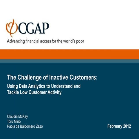 The Challenge of Inactive Customers | PDF
