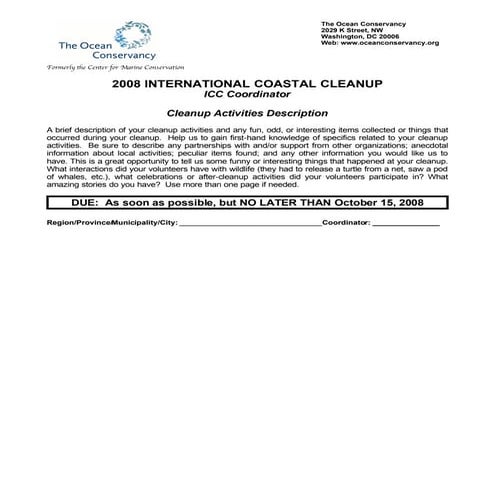 Activity Description | PDF