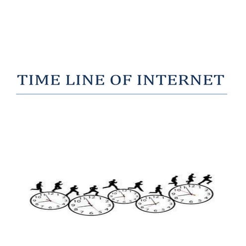 Activity time line of internet | PDF