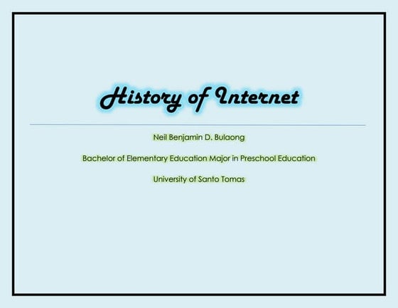 Timeline history of internet mendoza | DOCX