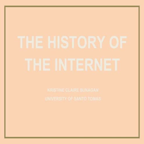 History of the Internet | PPT