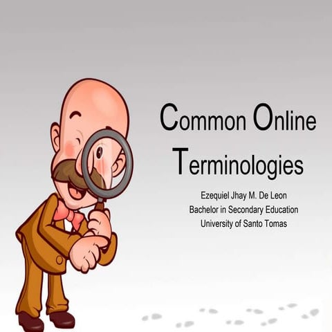 Activity 13 Common Online Terminologies | PPT