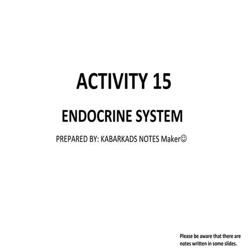 Endocrine System | PPT