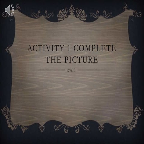 Art Activities: Complete the picture | PPSX | Drawing and Sketching ...