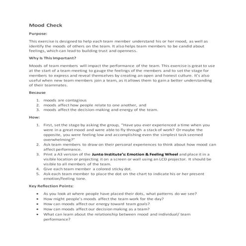 Activity 1 mood check (2) | PDF