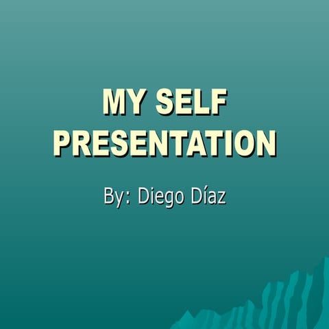 Activity 1 my self presentation | PPT