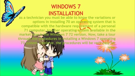 Windows 7 installation step by step | PDF