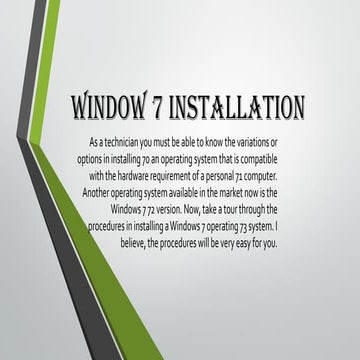 windows 7 installation.pptx
