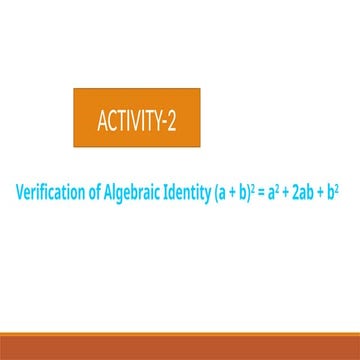 activity 2.pptx Mathematics class ix Identities | PPT