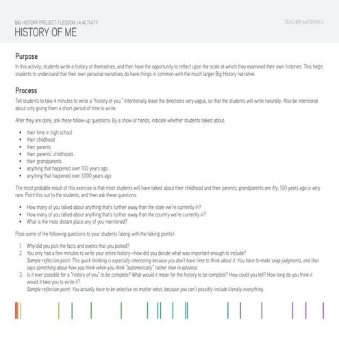 2.X History of Me | PPT