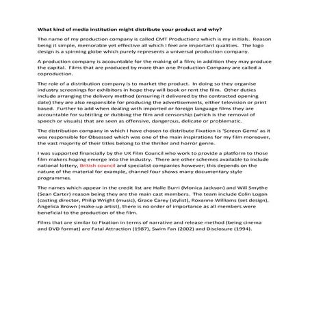 Activity 3 | DOCX | Video Production | Content Production