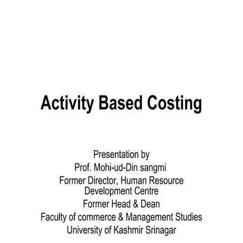 Presentation on Activity-Based Costing.pptx