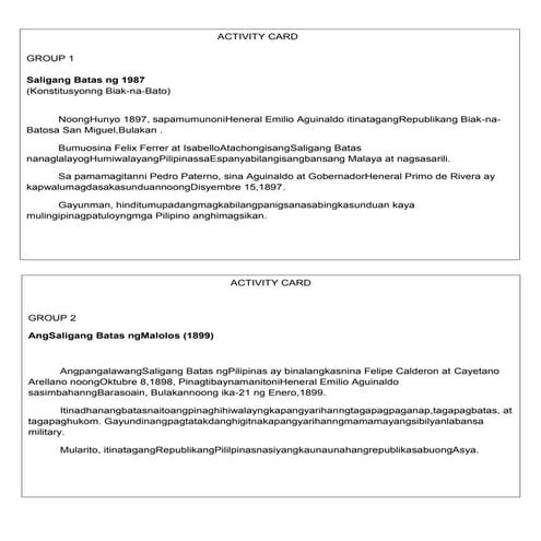 Activity card | DOCX