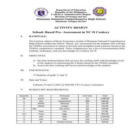 activity design ASSESSMENT 2023.docx