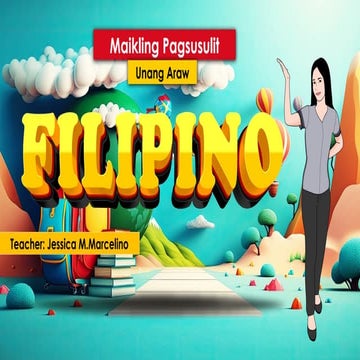 activity filipino.pptx grade 1 maikling pagsusulit | PPTX