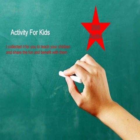 Activity for kids | PPT