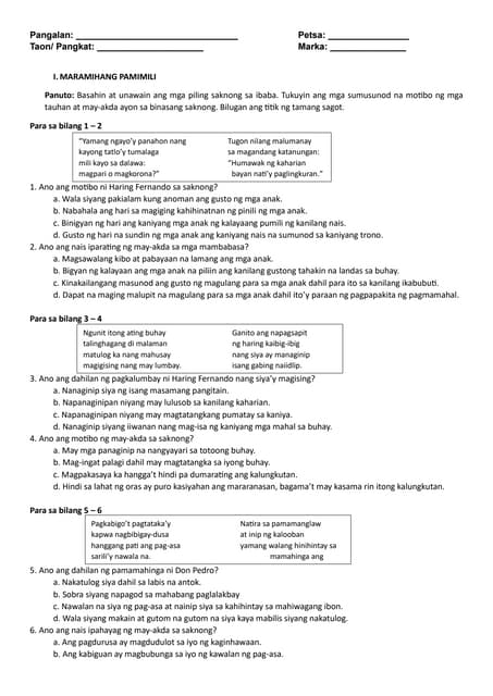 Grade 10 Filipino 10 Lesson pang-ugnay.pptx