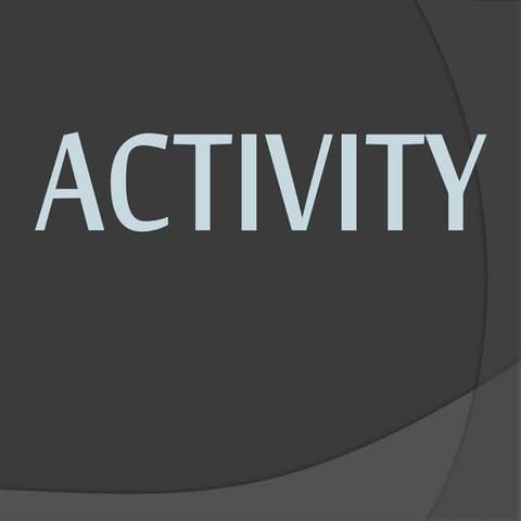 Activity about graph | PPT