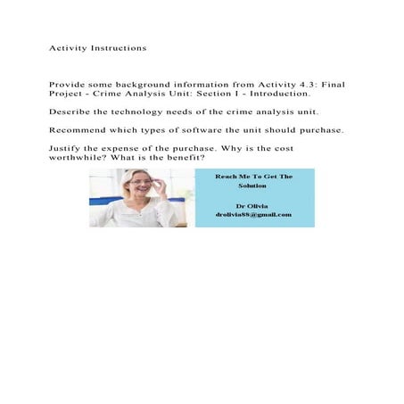 Activity InstructionsProvide some background information fro.docx