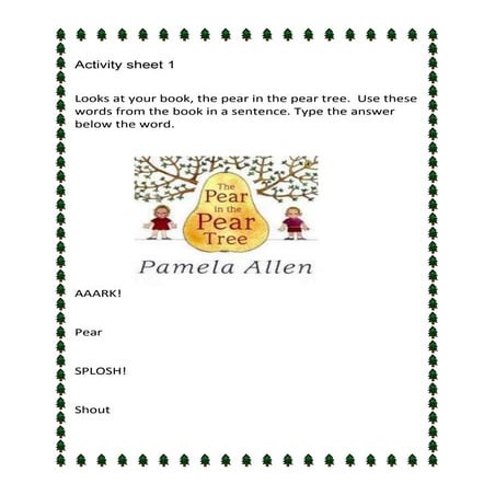 Activity sheet 1 | DOCX | Books and Literature