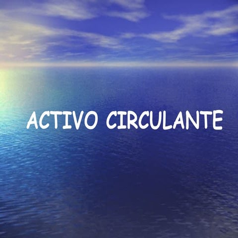 Activo circulante | PPS
