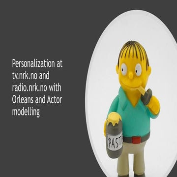 Personalization with Orleans and Actor modelling | PPTX