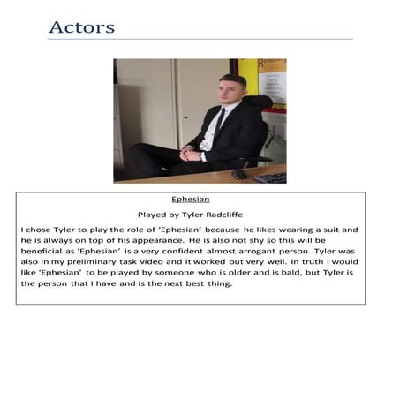 Actors | DOCX
