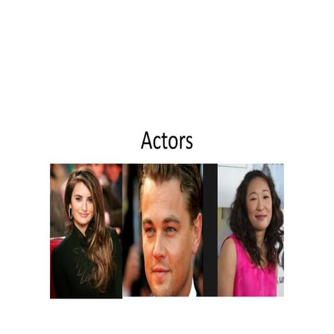 Actors | PPT