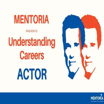 What does it take to become an actor? | PPT