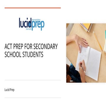 Best ACT Test Prep for High School Students | PPTX